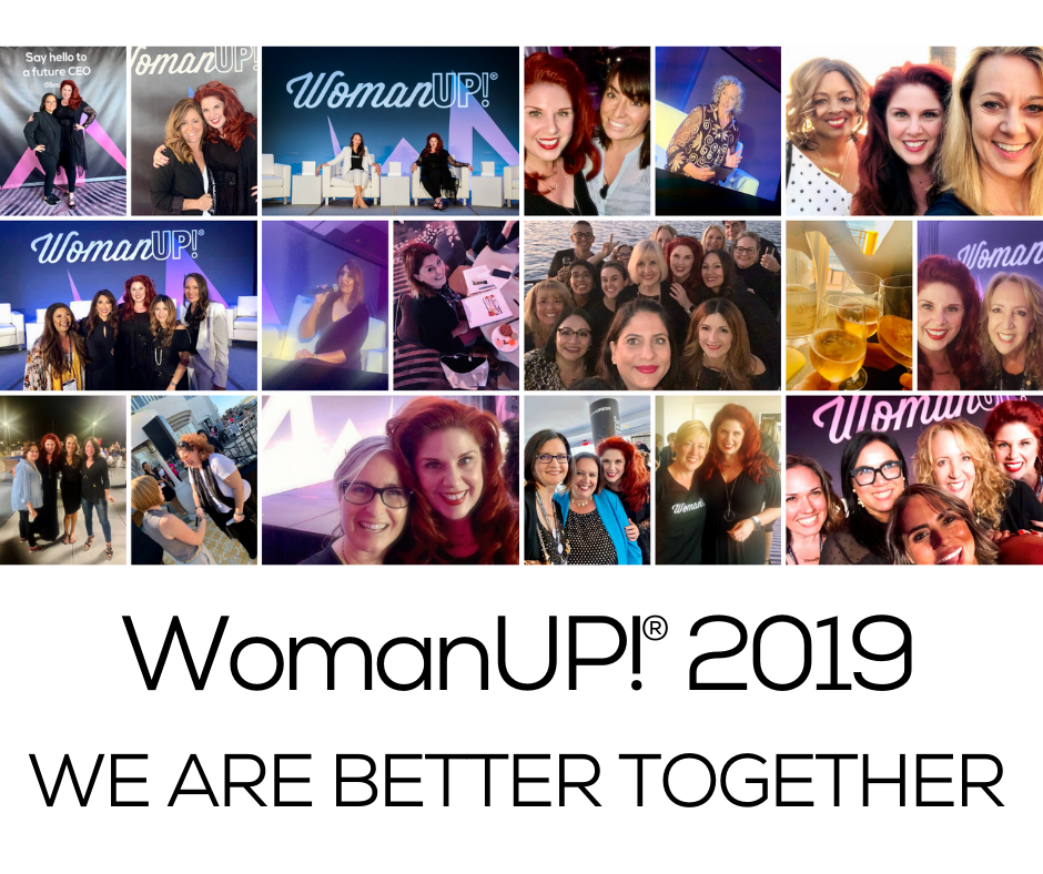 We Are Better Together. #WomanUP2019 - Debra Trappen